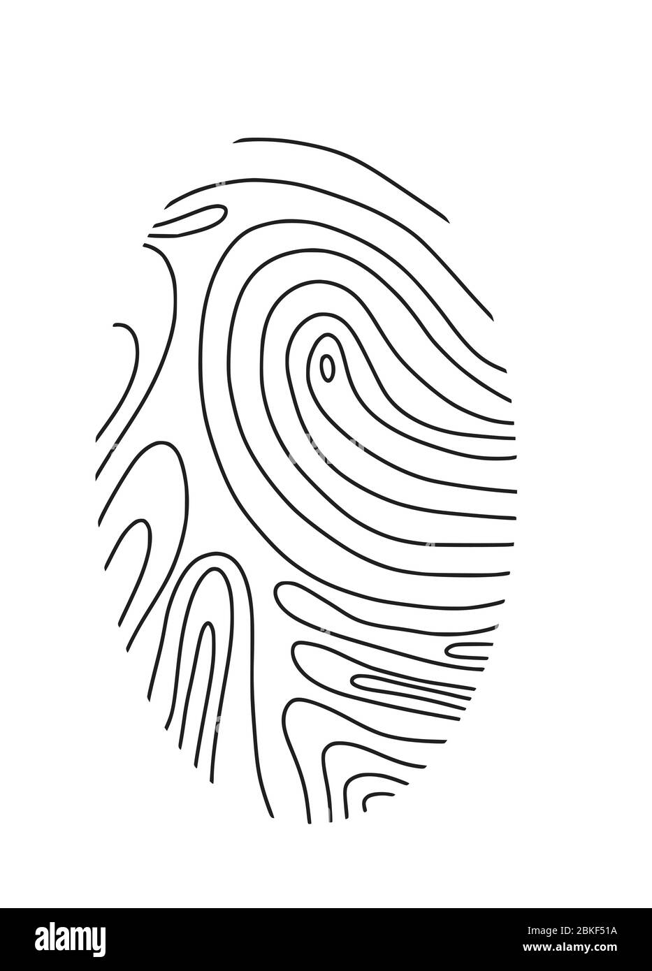 Identification fingerprints. Security for pass access. Finger prints ...