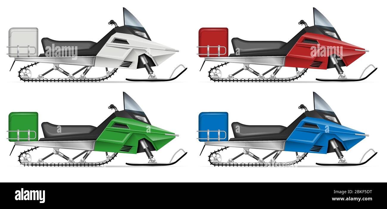Side By Side Snowmobile