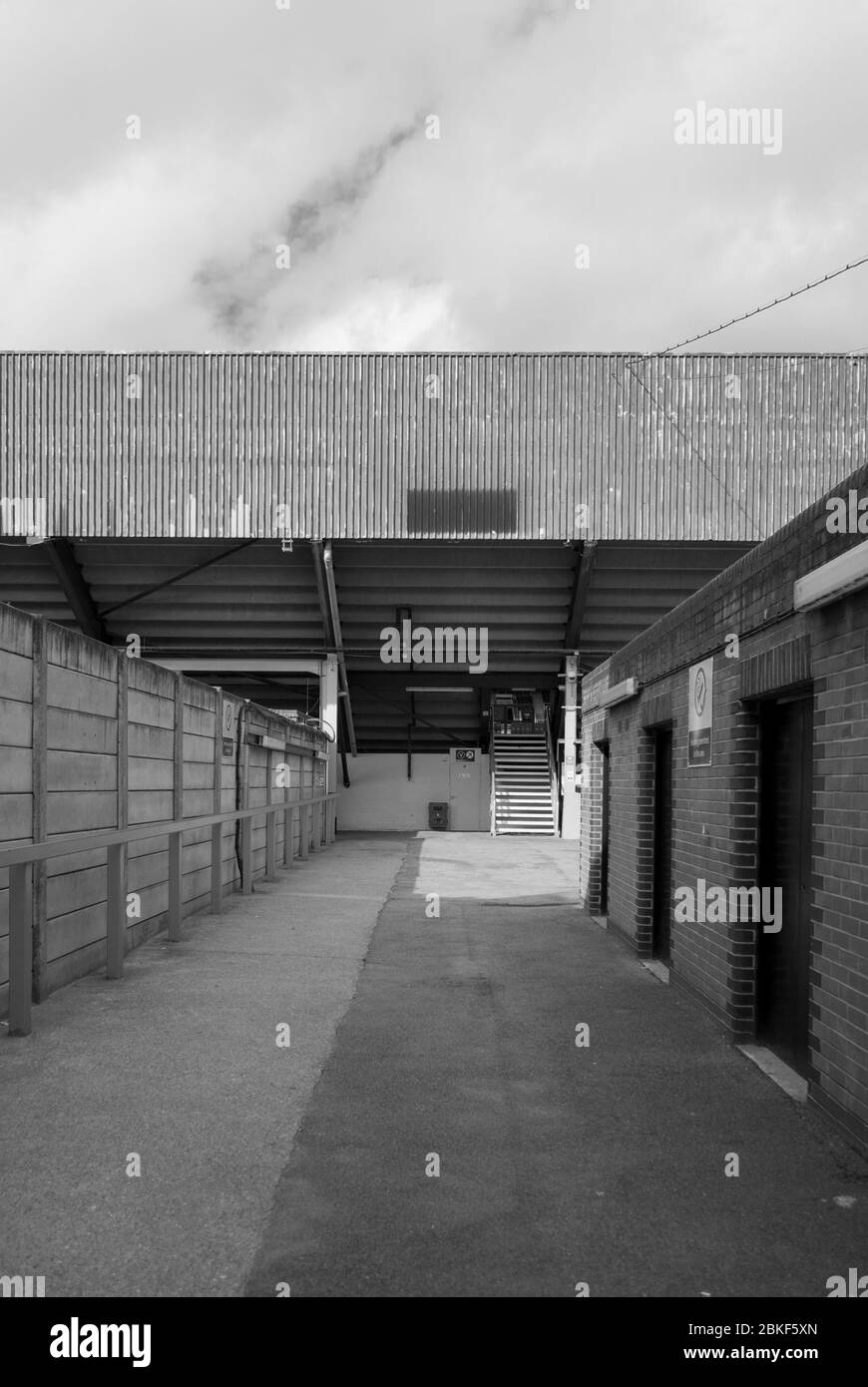 Ellerslie Road Stand Blue Stadium 1960s 1970s Architecture Steel ...