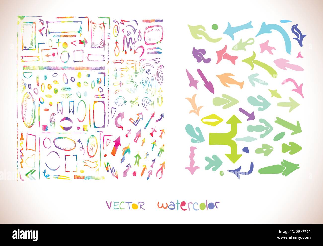 Arrow sign icon set. Vector art illustration Stock Vector Image & Art ...