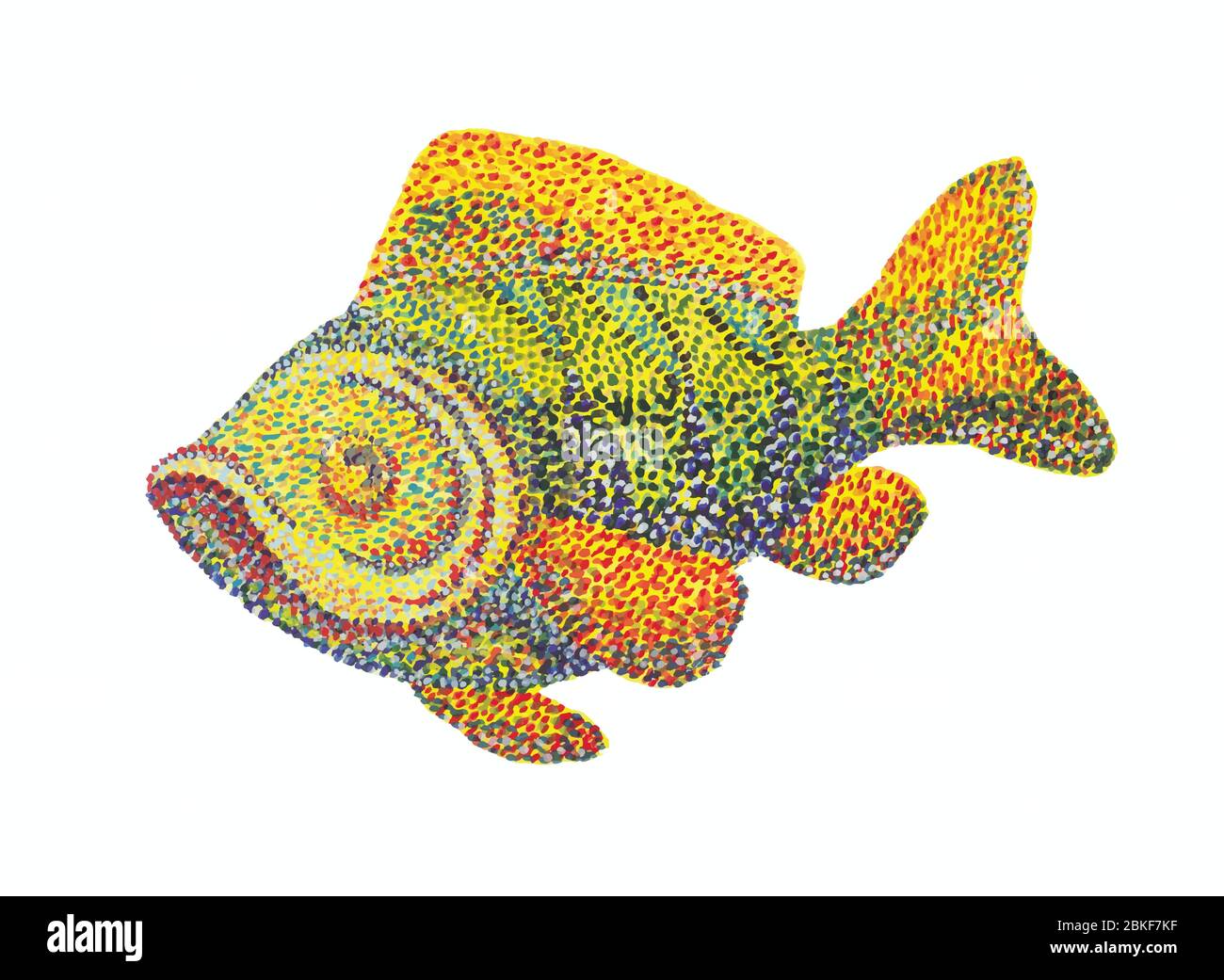 Abstract pointillism painting hi-res stock photography and images - Alamy