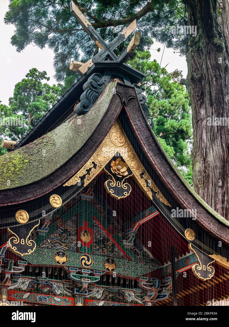 Kashima Jingu Main Shinto Shrine , Kashima, Japan The composition of a ...