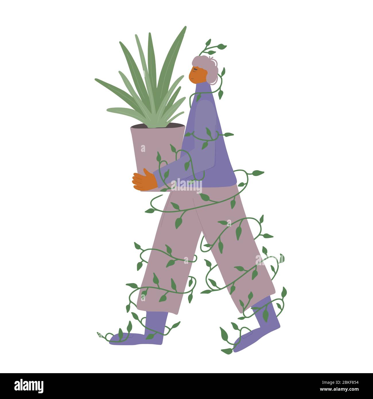 Man climbing vine tree hi-res stock photography and images - Alamy