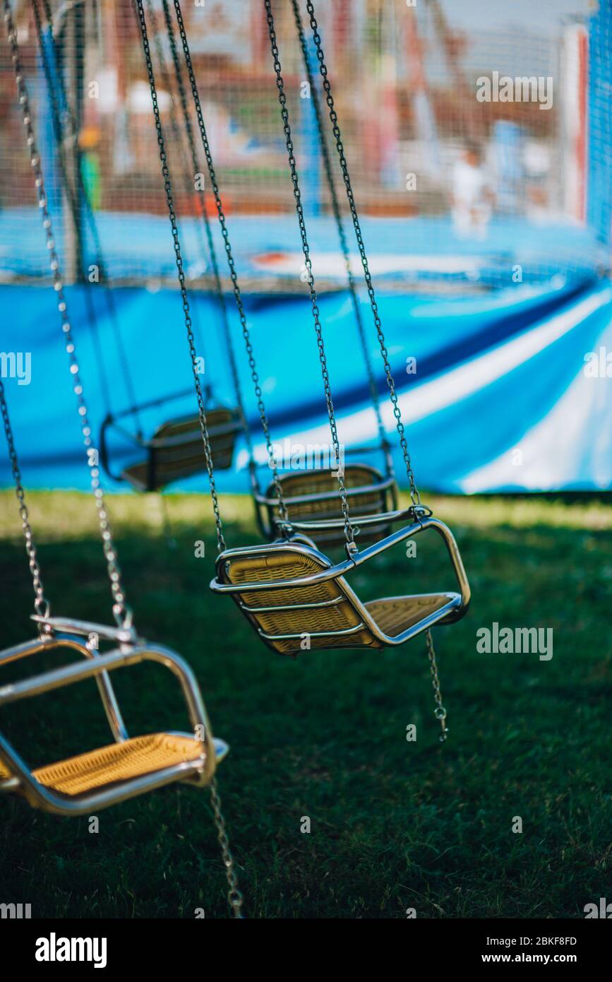 Chained up chairs hi-res stock photography and images - Alamy