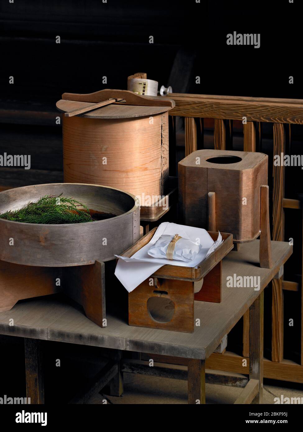 Old Shinto offerings, Kashima Jingu Shinto Shrine, Kashima , Japan ...