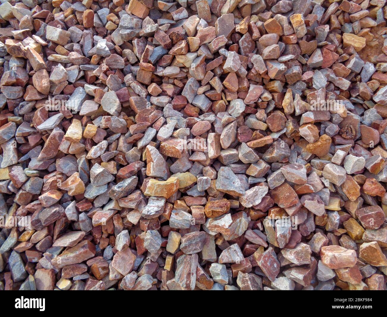 Colored gravel stones background for construction industry Stock Photo ...