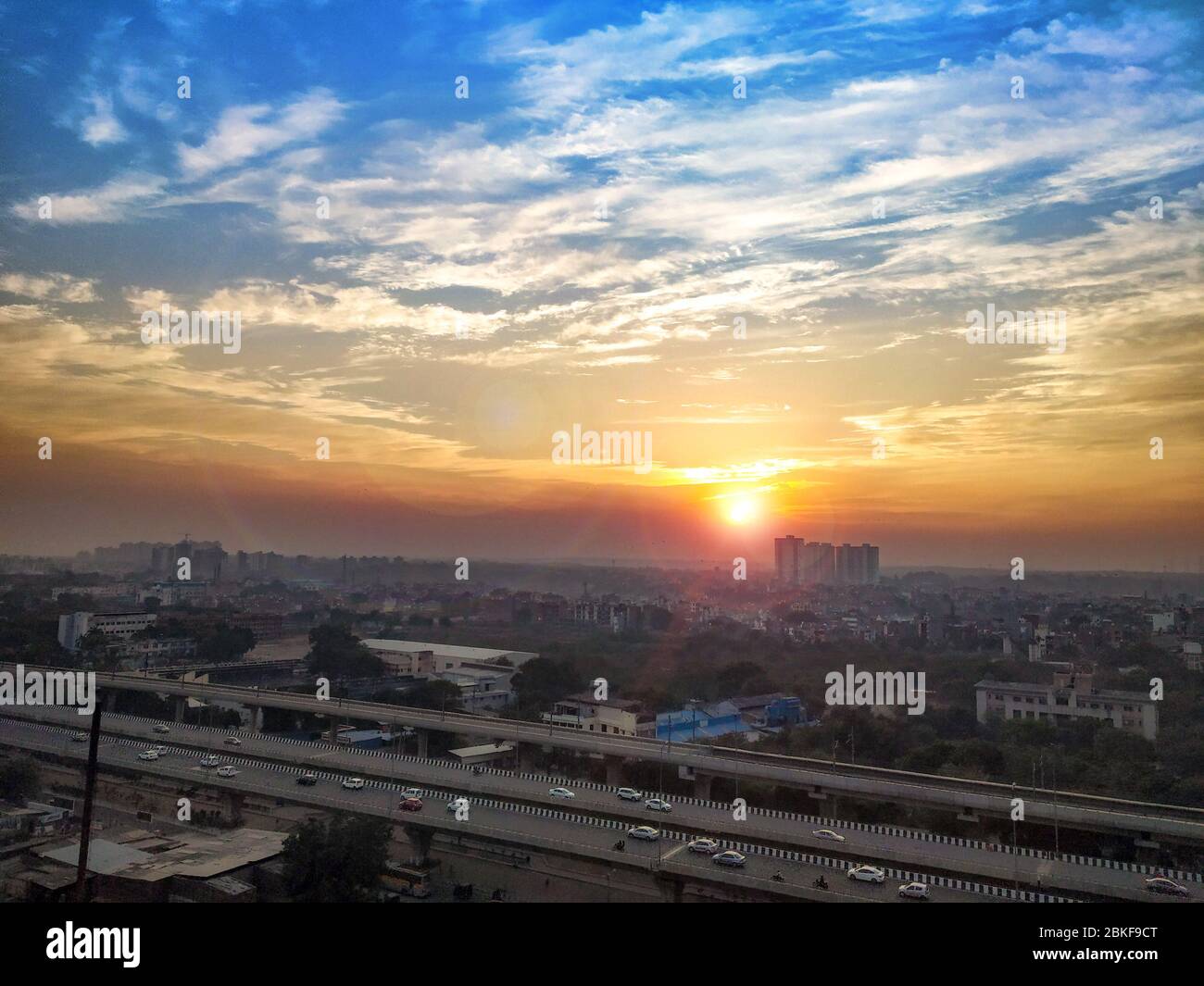 Cityscape Delhi, India Stock Photo - Alamy