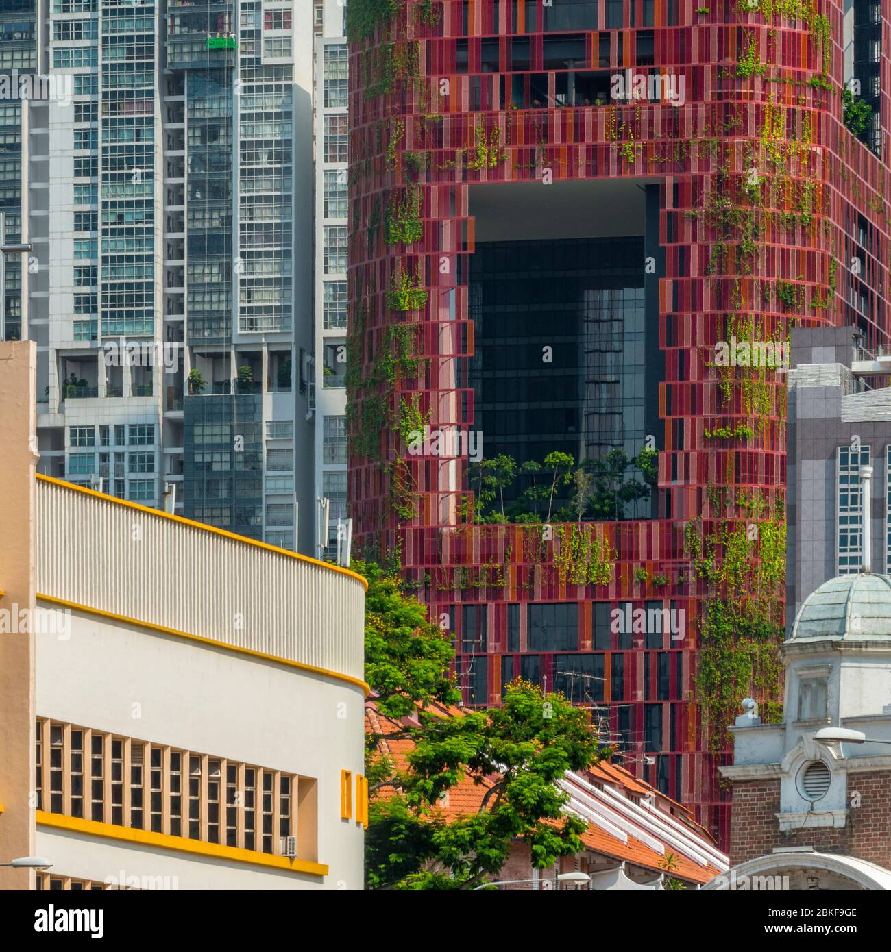 Singapore architecture, Singapore Stock Photo - Alamy