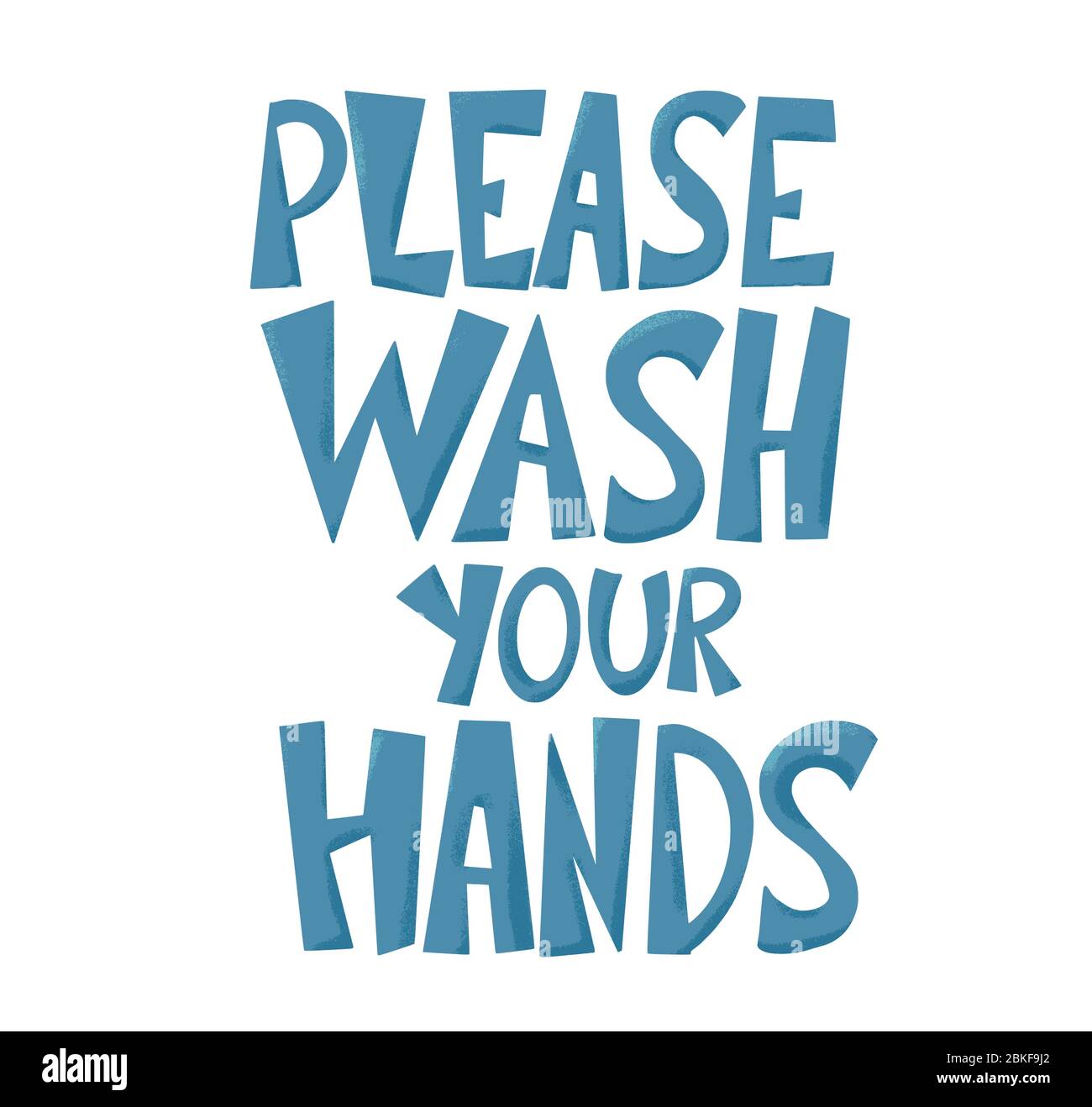 Please wash your hands hand drawn text. Personal hygiene and ...