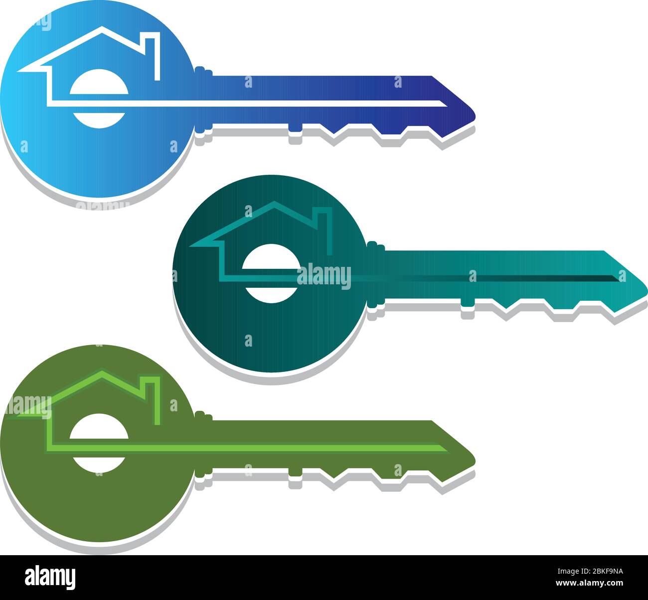 Golden house key black background Stock Vector Images - Alamy
