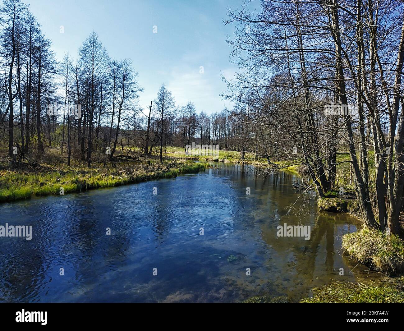 Spring landscapes blue sky hi-res stock photography and images - Alamy