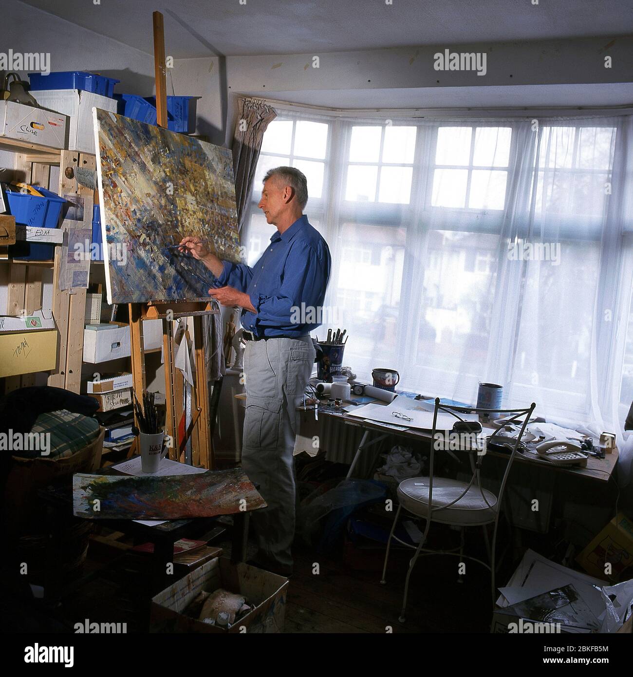 Dexter Brown Artist 2001 Stock Photo - Alamy