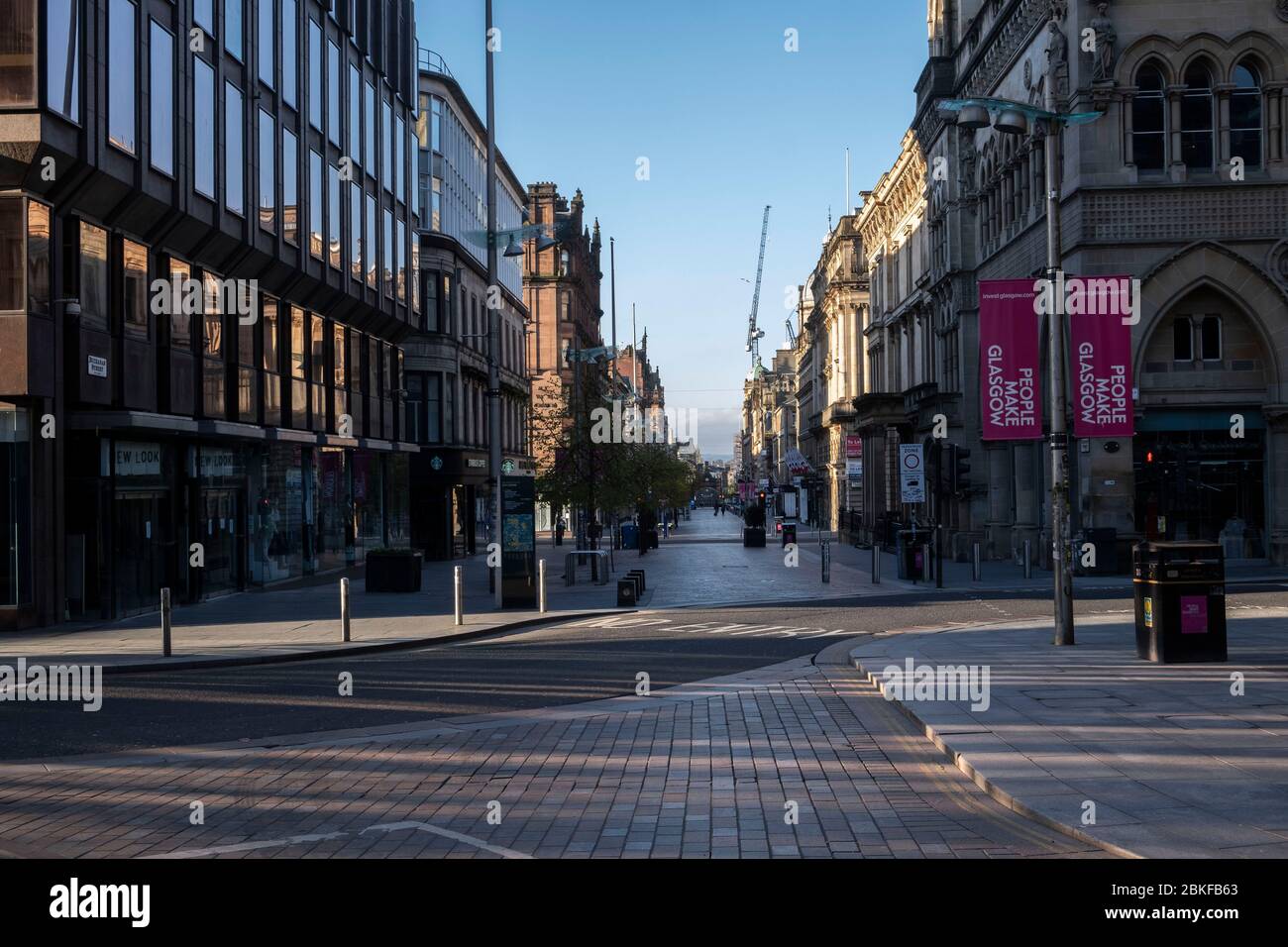 Buchanan Street during the Covid-19 lockdown Stock Photo - Alamy