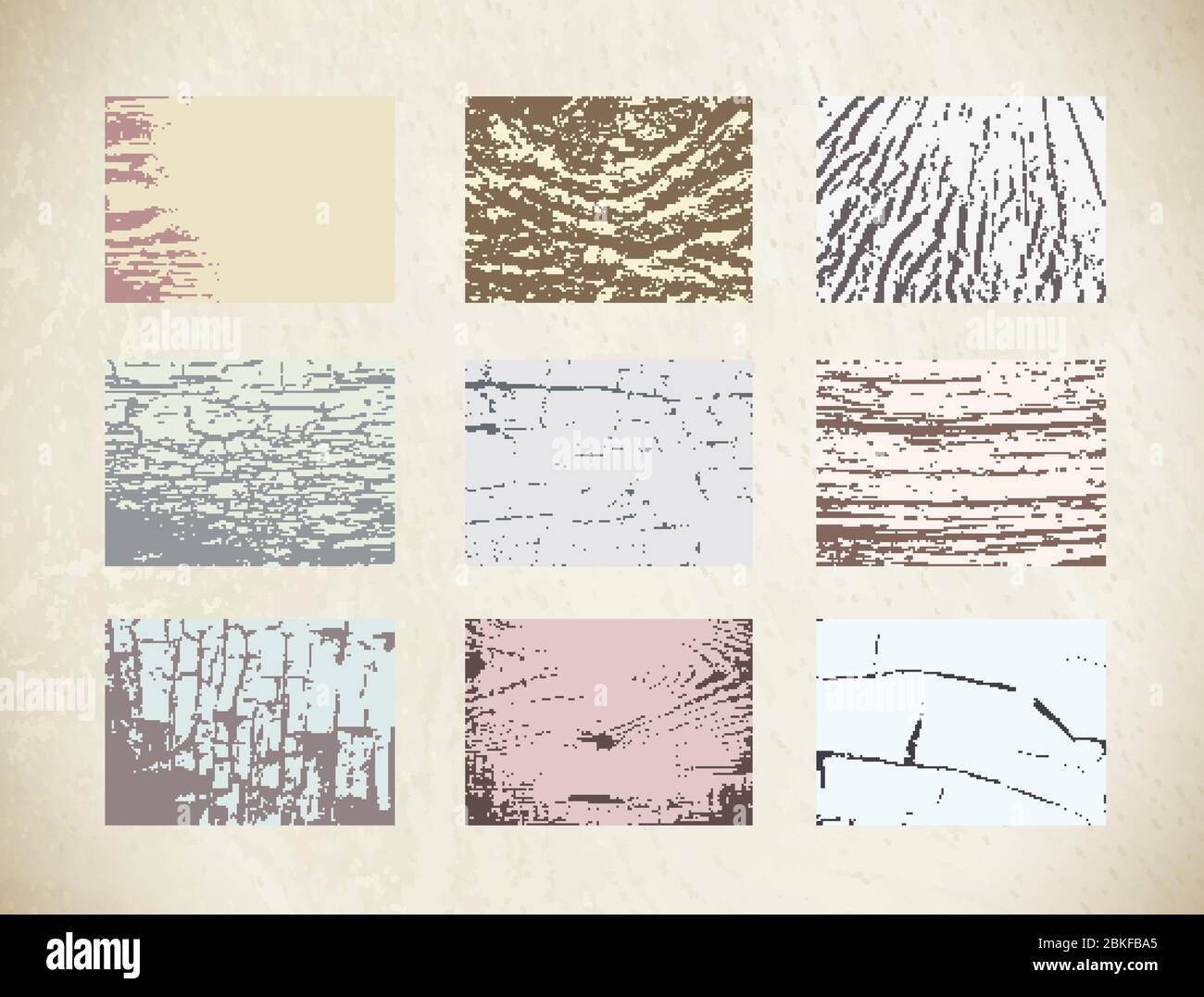 Wood textures template. Vector natural wooden background Stock Vector ...