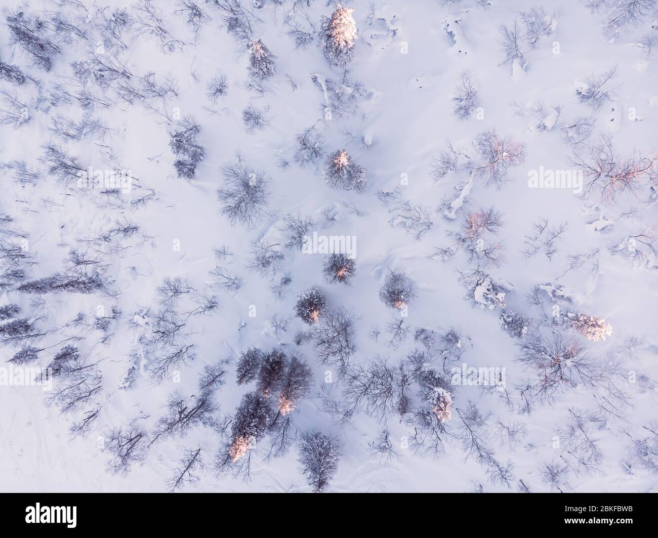 Breathtaking top view winding winter hi-res stock photography and ...