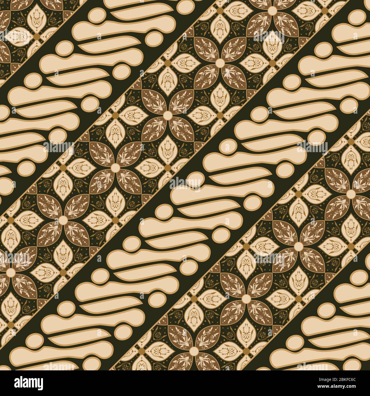 Beautiful motifs of Parang batik with simple color design. Collection ...