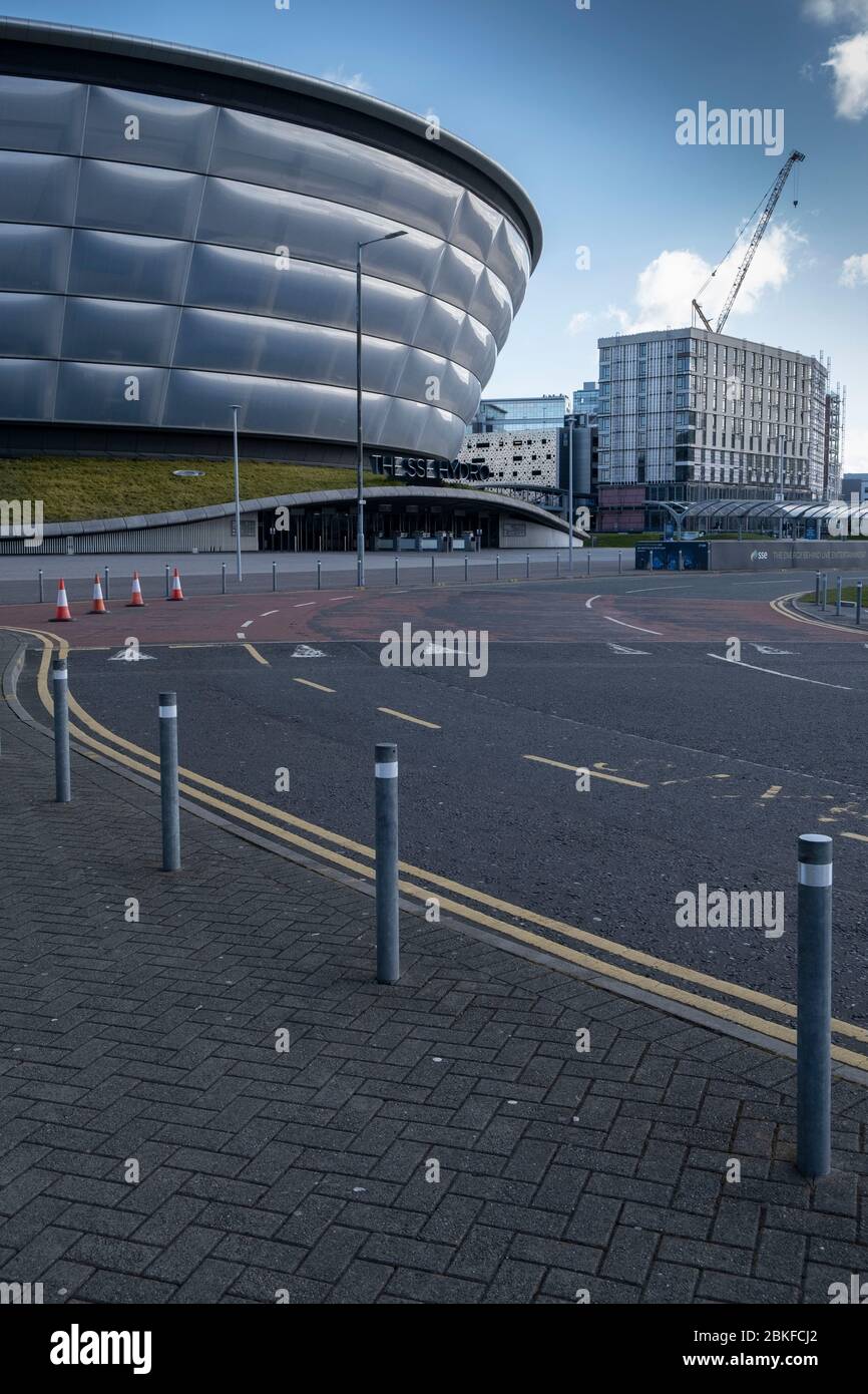 The Hydro in Glasgow during the Covid-19 lockdown Stock Photo - Alamy