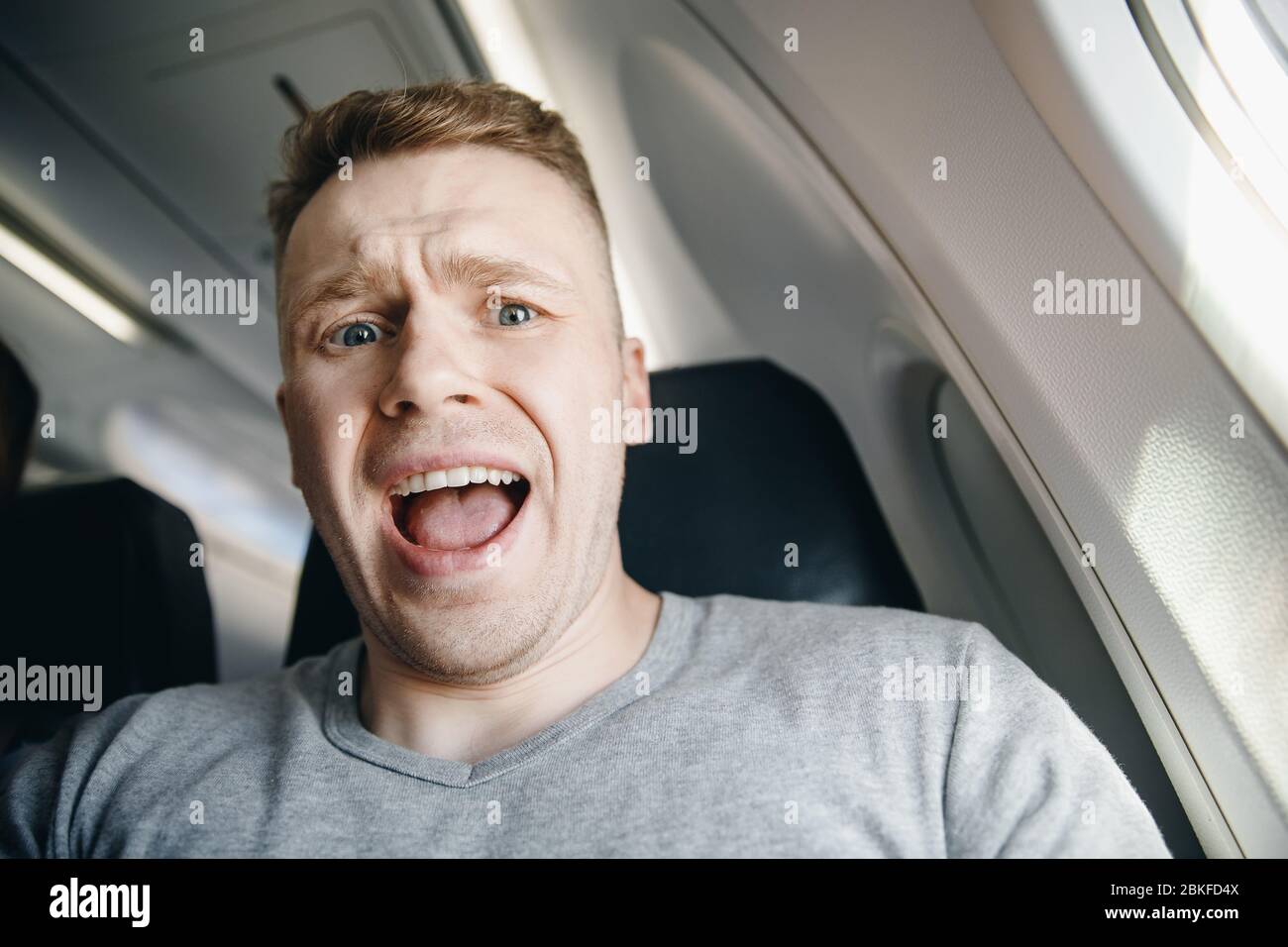 Man fear aeroplane hi-res stock photography and images - Alamy