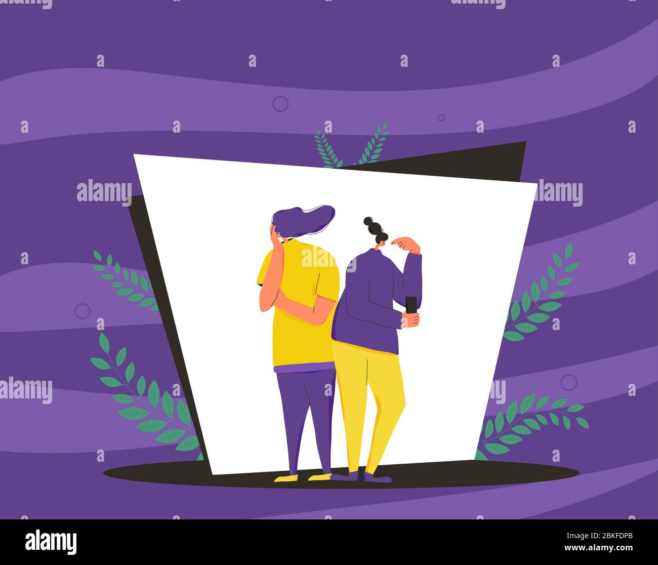 The current situation Stock Vector Images - Alamy