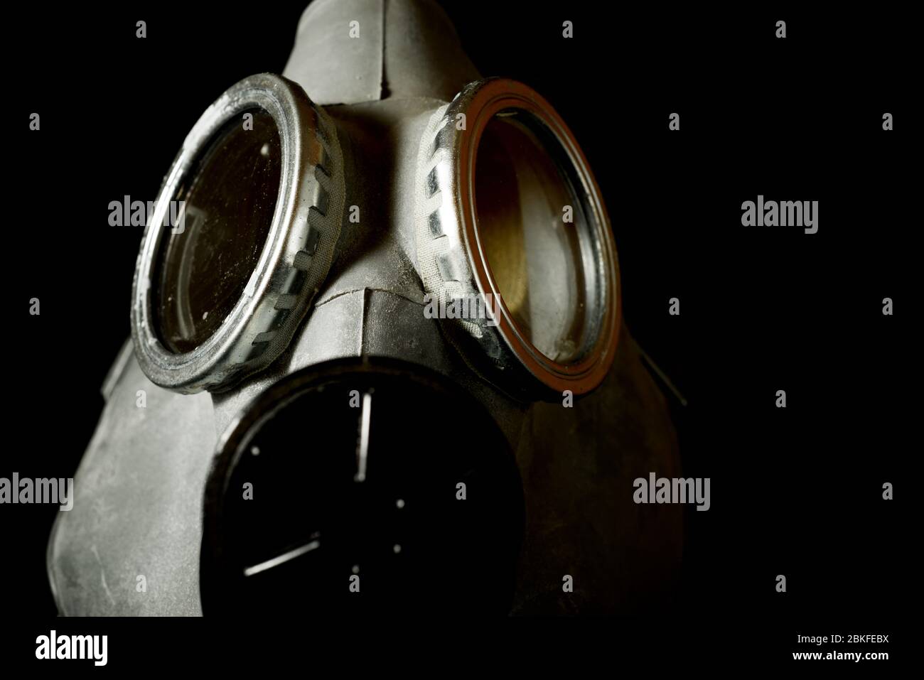 Retro gas mask close up Stock Photo - Alamy