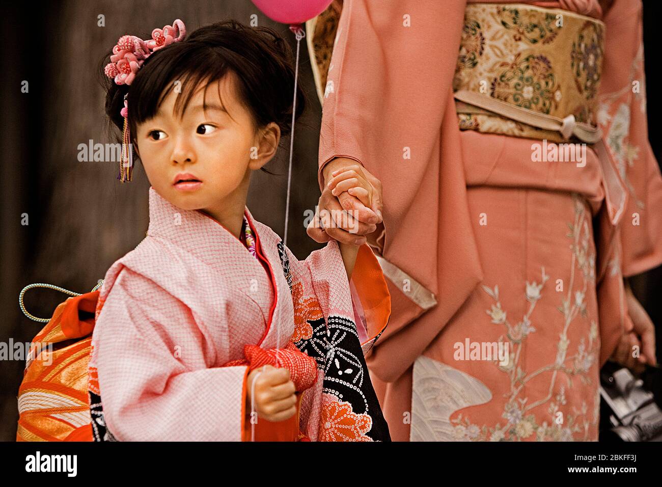 Traditional clothes, children Tokyo, Japan Stock Photo - Alamy