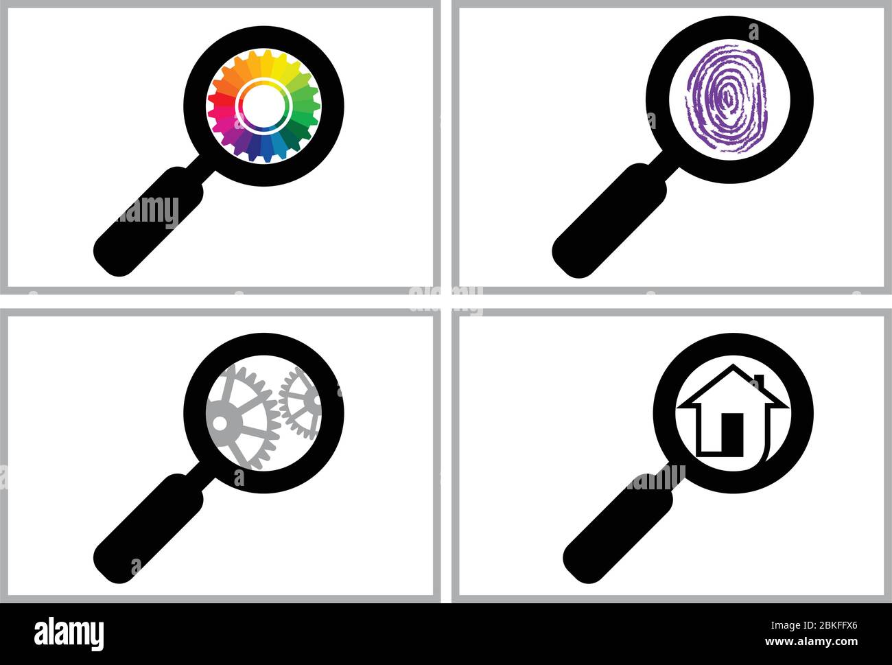 Illustration art of a collection zoom logos with isolated background ...