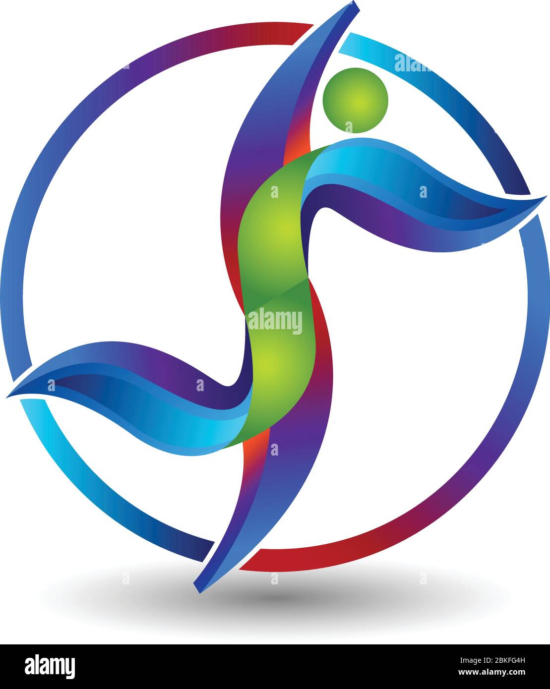 Illustration art of a human globe logo with isolated background Stock Vector Image & Art - Alamy