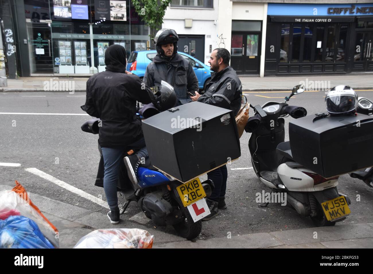 Take out delivery orders hi-res stock photography and images - Alamy
