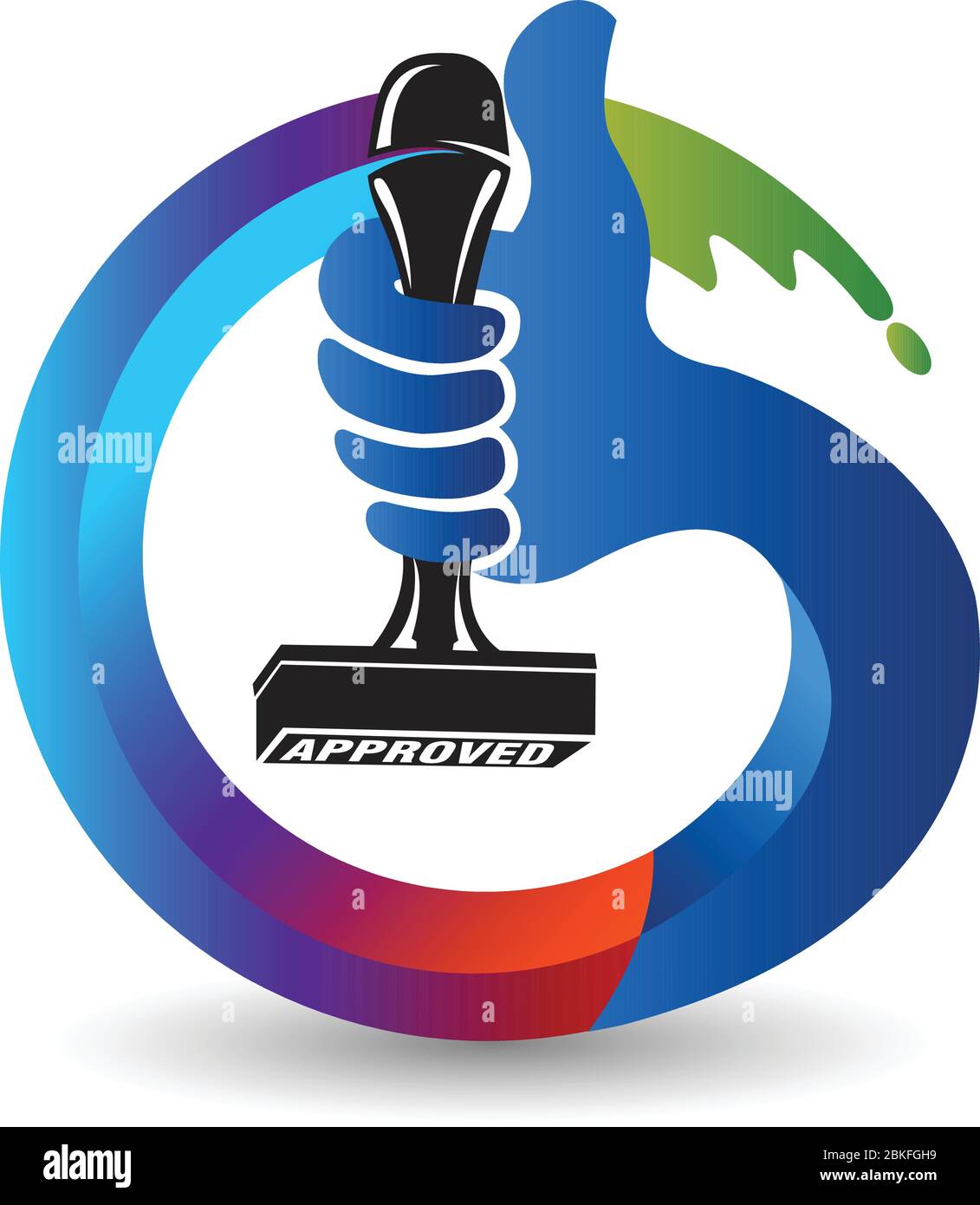 hand rubber stamp logo Stock Vector Image & Art - Alamy