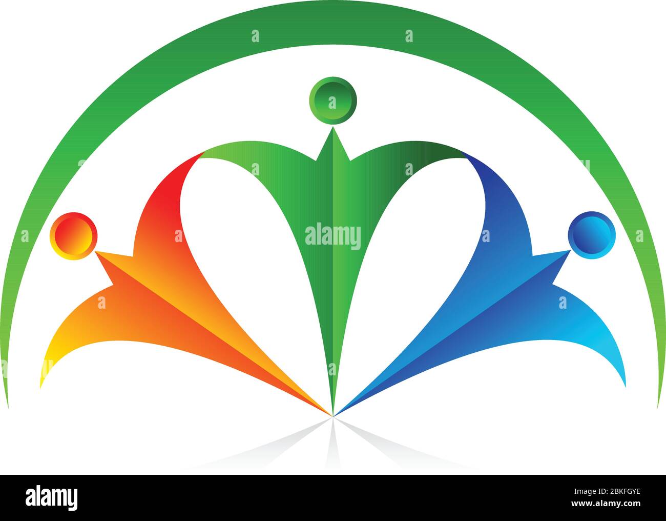 Illustration art of couples logo with isolated background Stock Vector ...