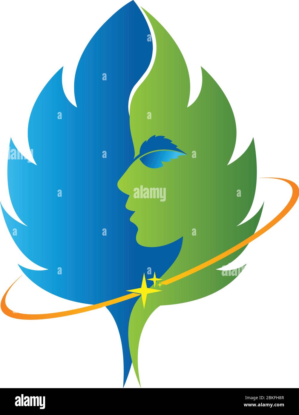 Logo illustration of a face sheet with isolated background Stock Vector ...