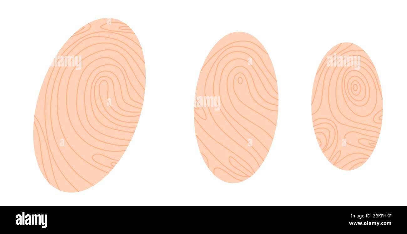 Identification Fingerprints Security For Pass Access Finger Prints Sign Isolatedon White