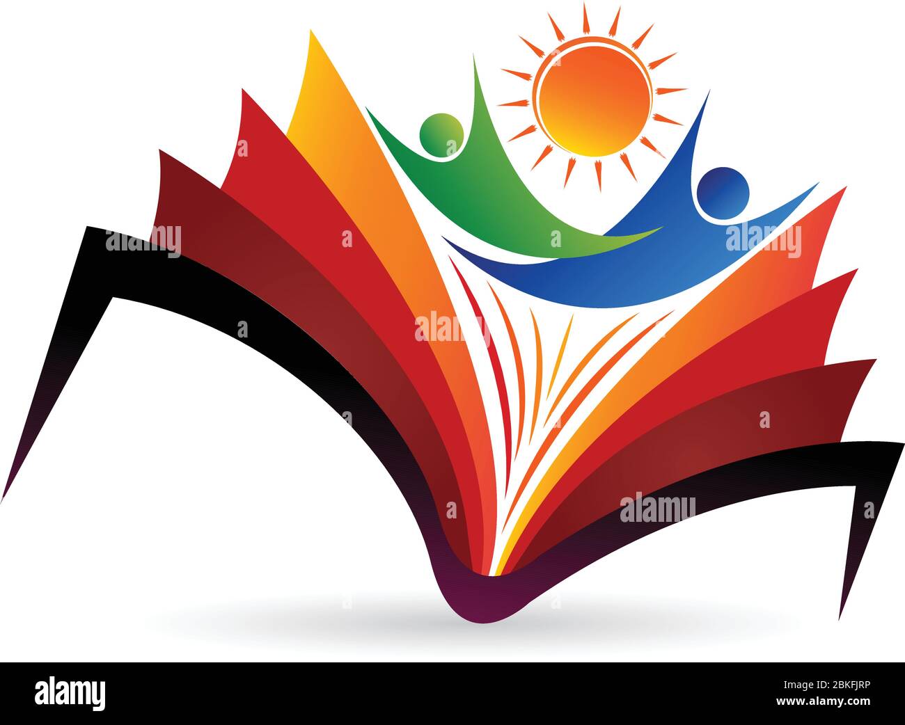 Bright education logo Stock Vector Image & Art - Alamy