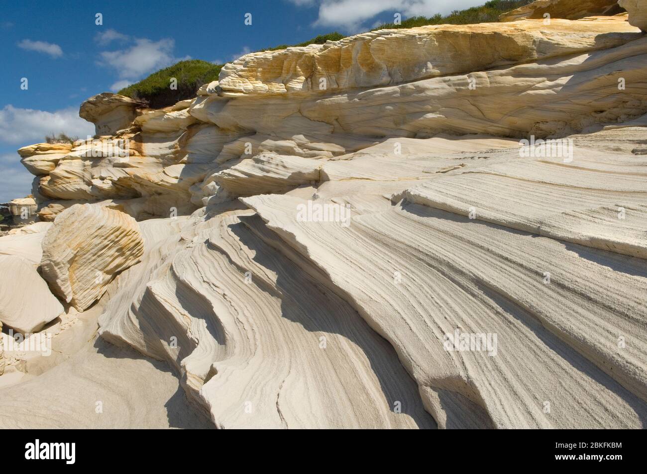 Sandstone rocks, Royal National Park, Sydney,NSW,Australia Stock Photo ...