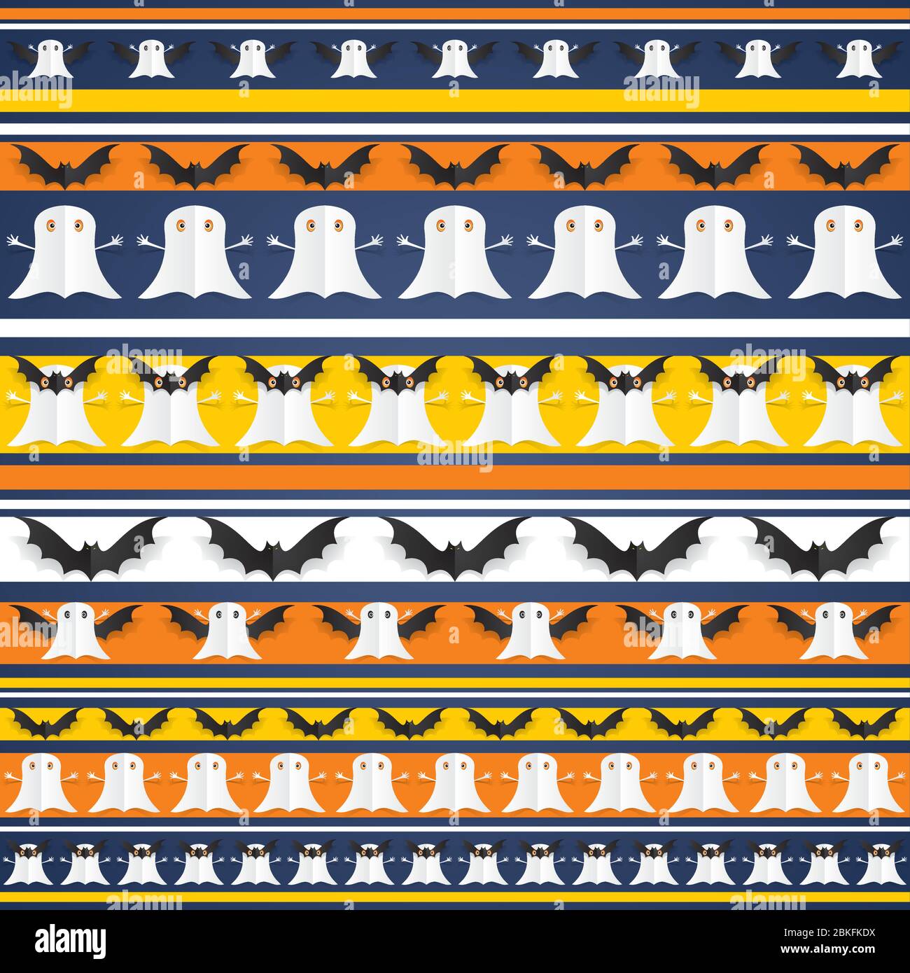 Happy Halloween card on background vector illustration Stock Vector ...
