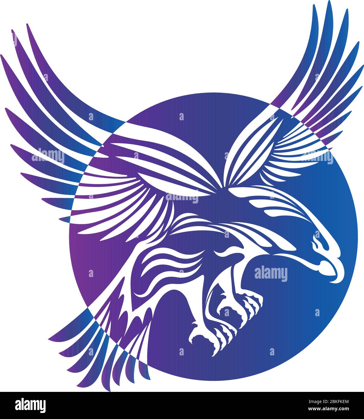 Eagle logo artwork hi-res stock photography and images - Alamy