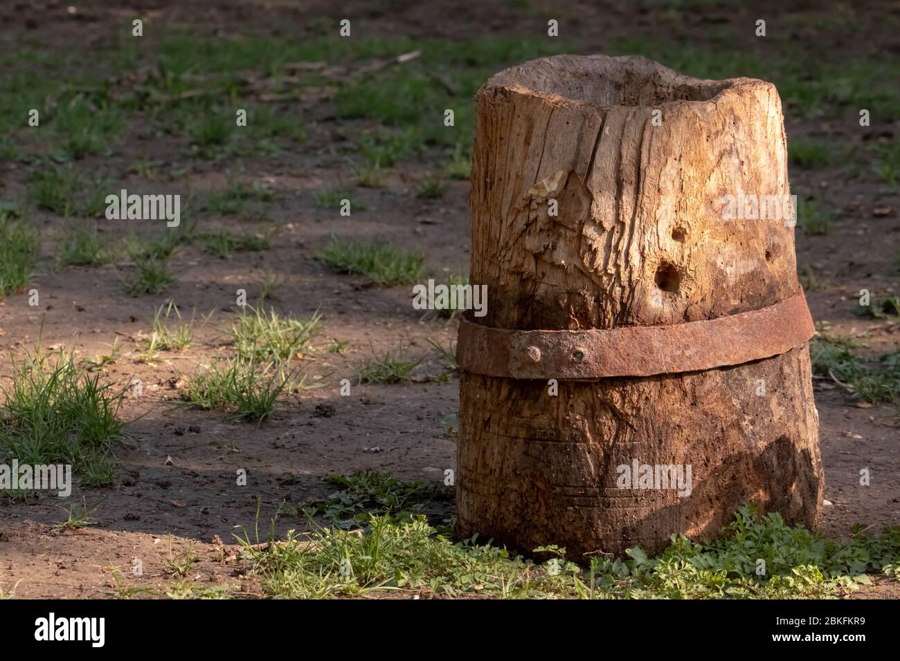 Wooden water container hi-res stock photography and images - Alamy