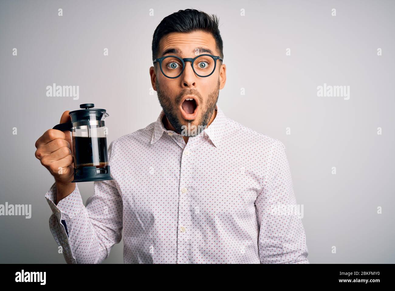 Man beard in cafe french hi-res stock photography and images - Alamy