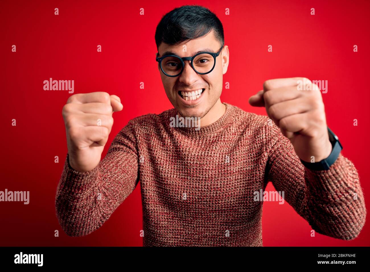 Red Nerd Glasses