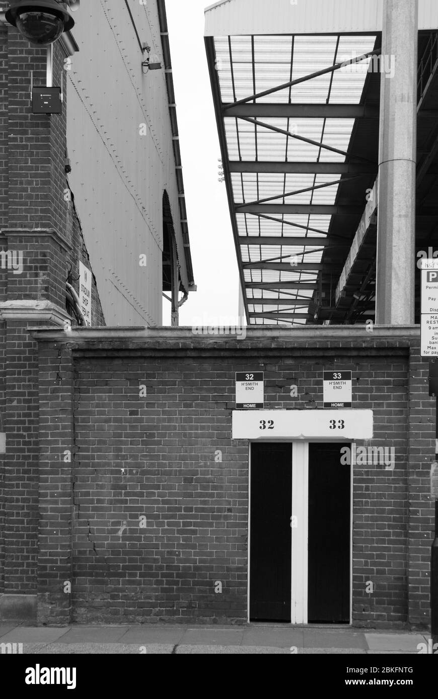 Stevenage road stand at craven cottage hi-res stock photography and ...
