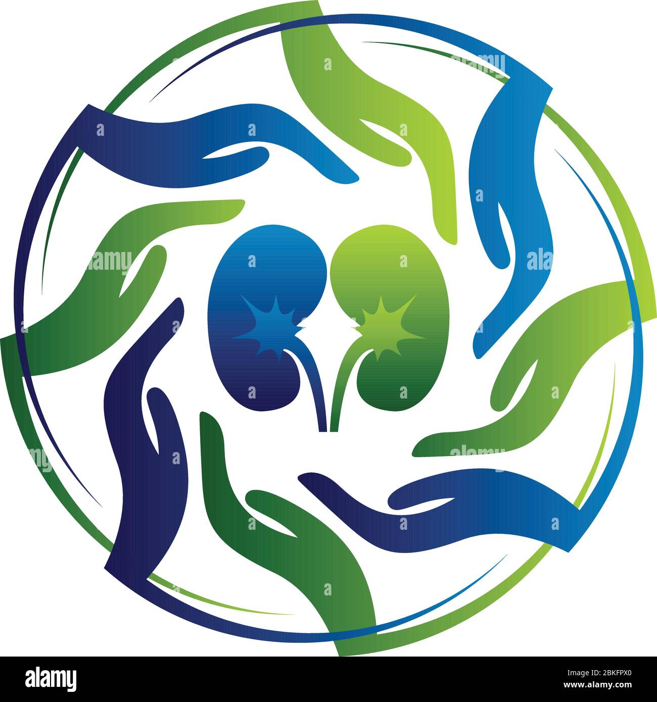 kidney care logo Stock Vector Image & Art - Alamy