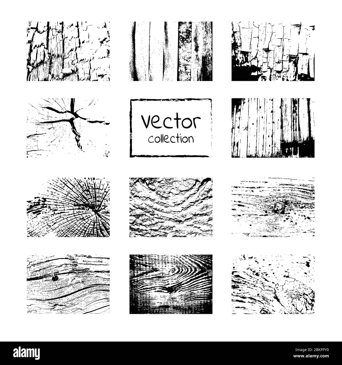Grungy wood vector vectors hi-res stock photography and images - Alamy