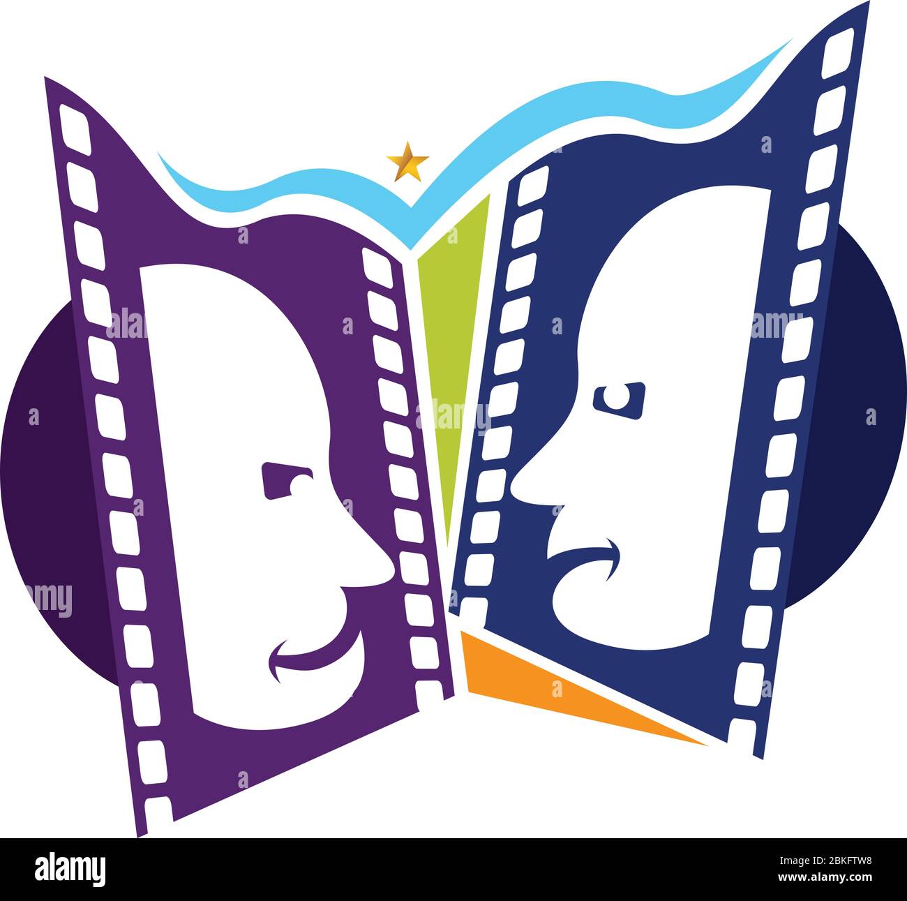 film mask logo Stock Vector Image & Art - Alamy