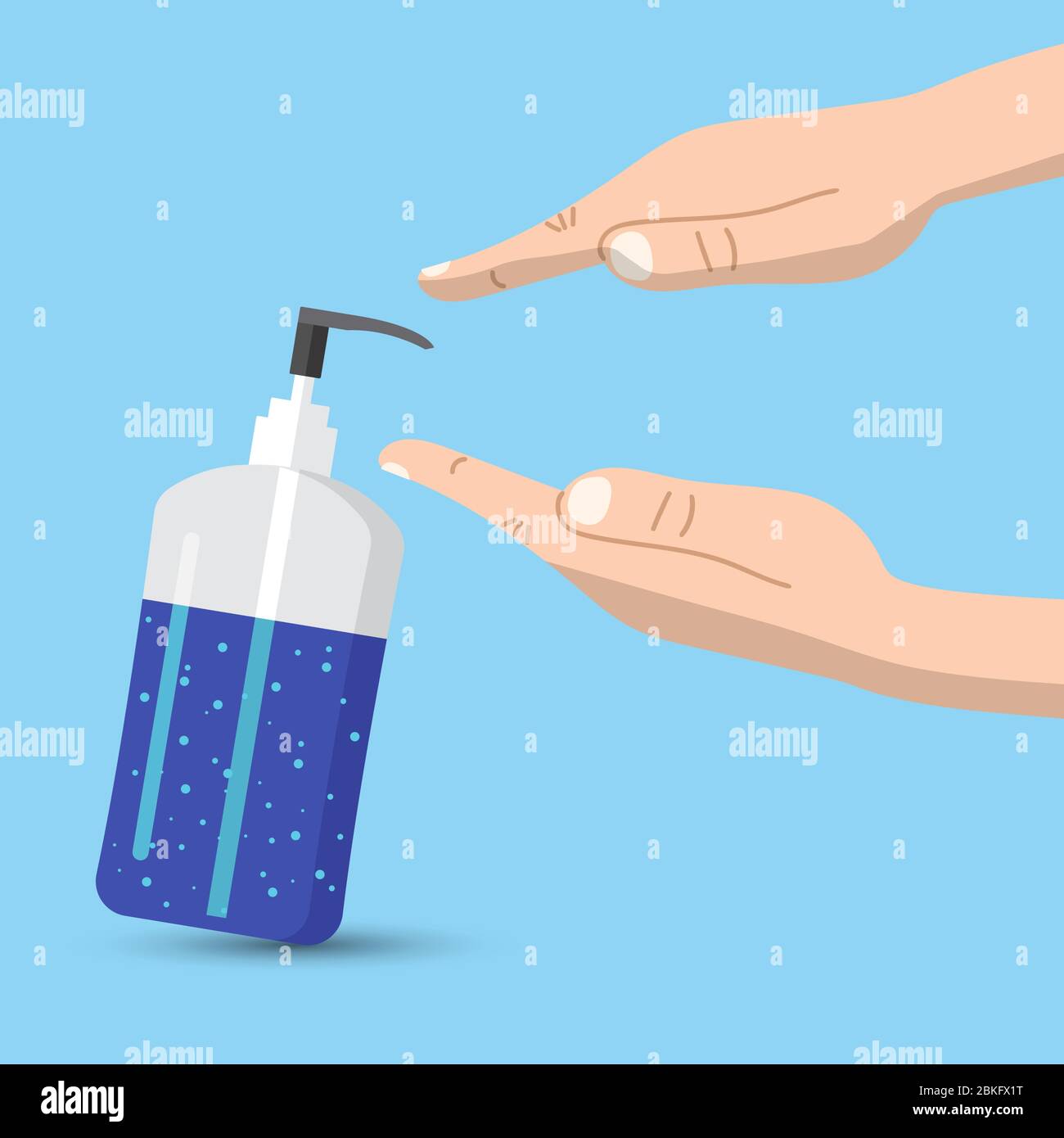 Alcohol hand rub Stock Vector Images - Alamy