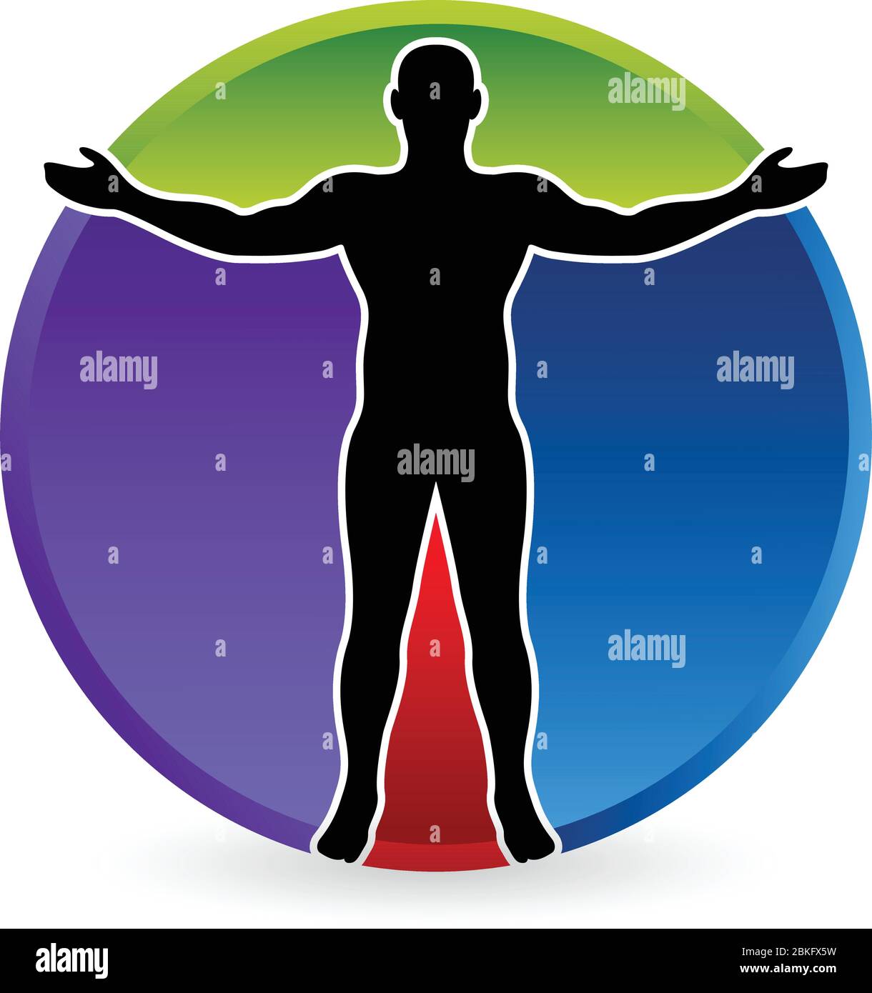 Illustration art of human body with isolated background Stock Vector ...