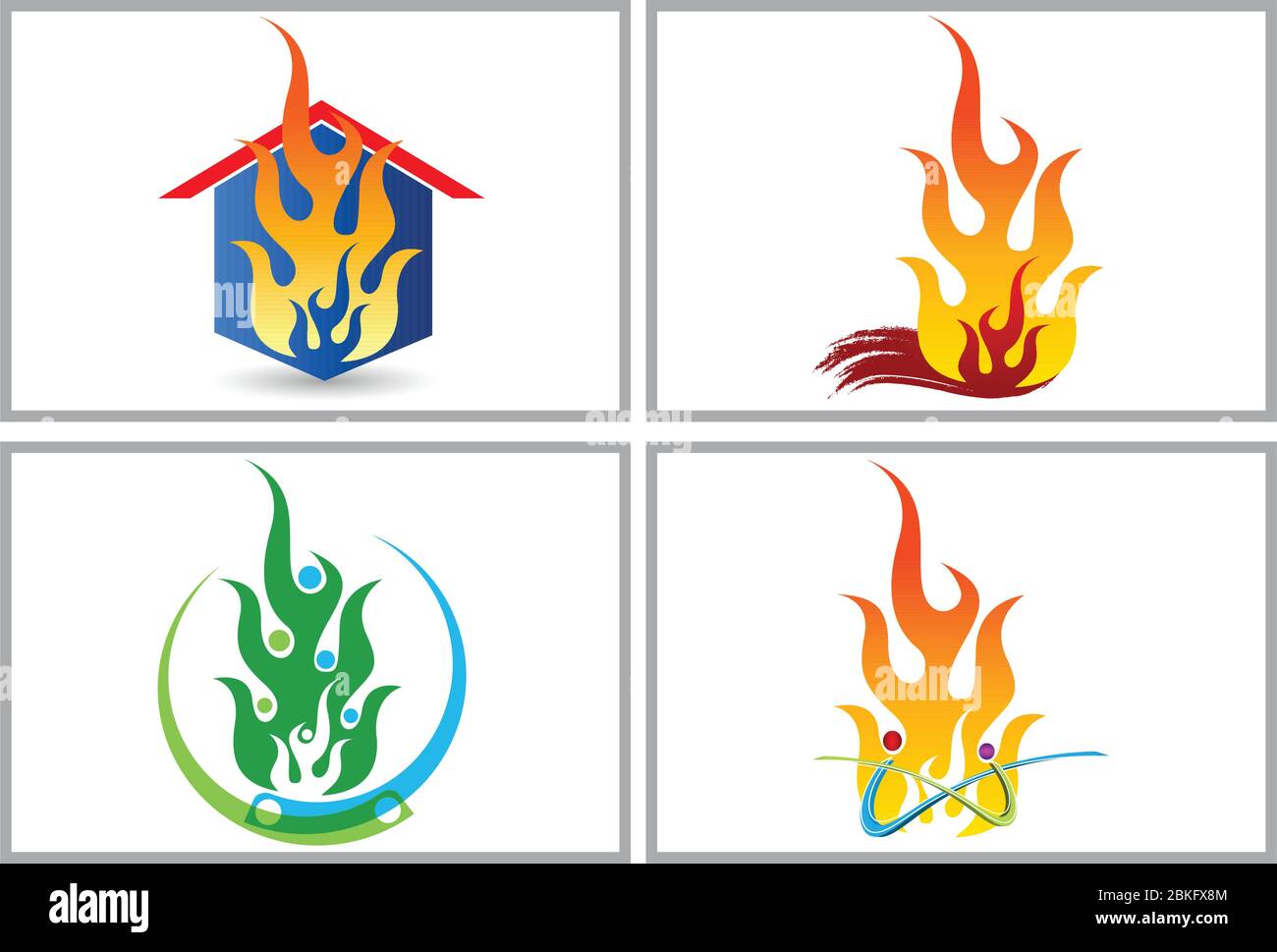 Illustration art of a fire house with isolated background Stock Vector ...