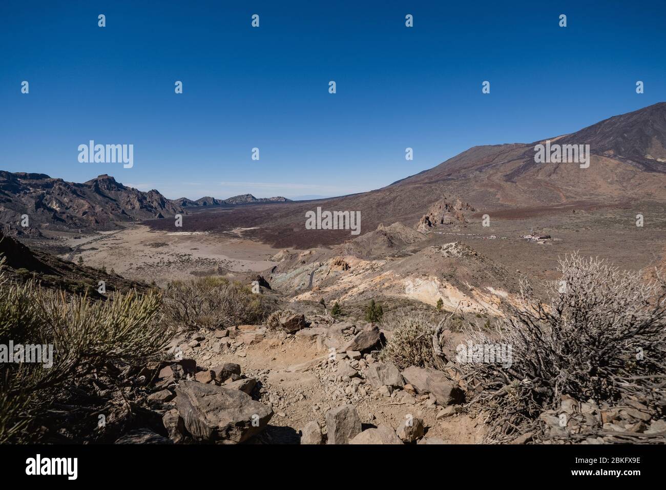 Teide National Park. Beautiful view of the Teide volcano Stock Photo ...