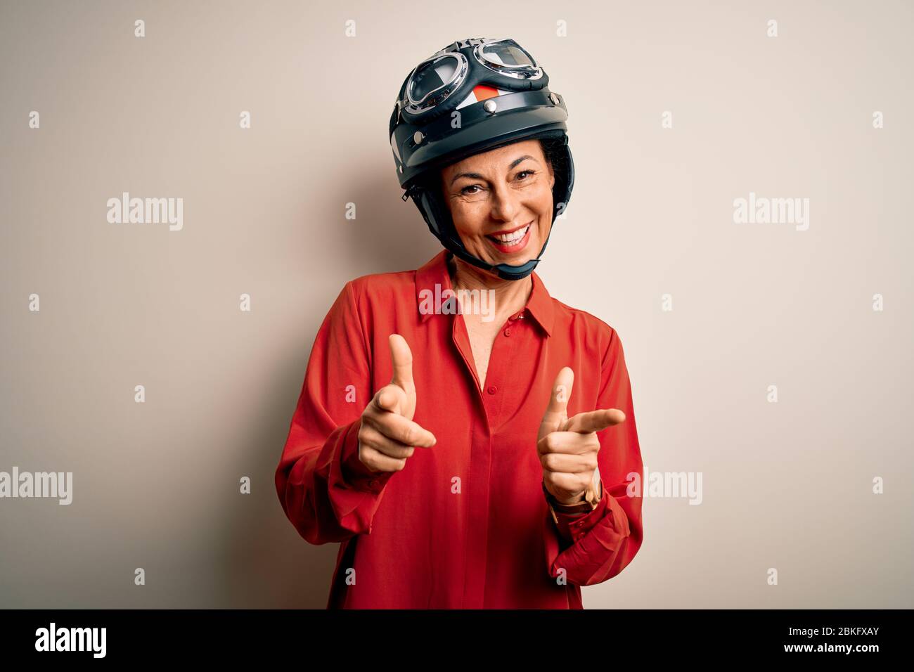 Old woman wearing helmet isolated hi-res stock photography and images ...
