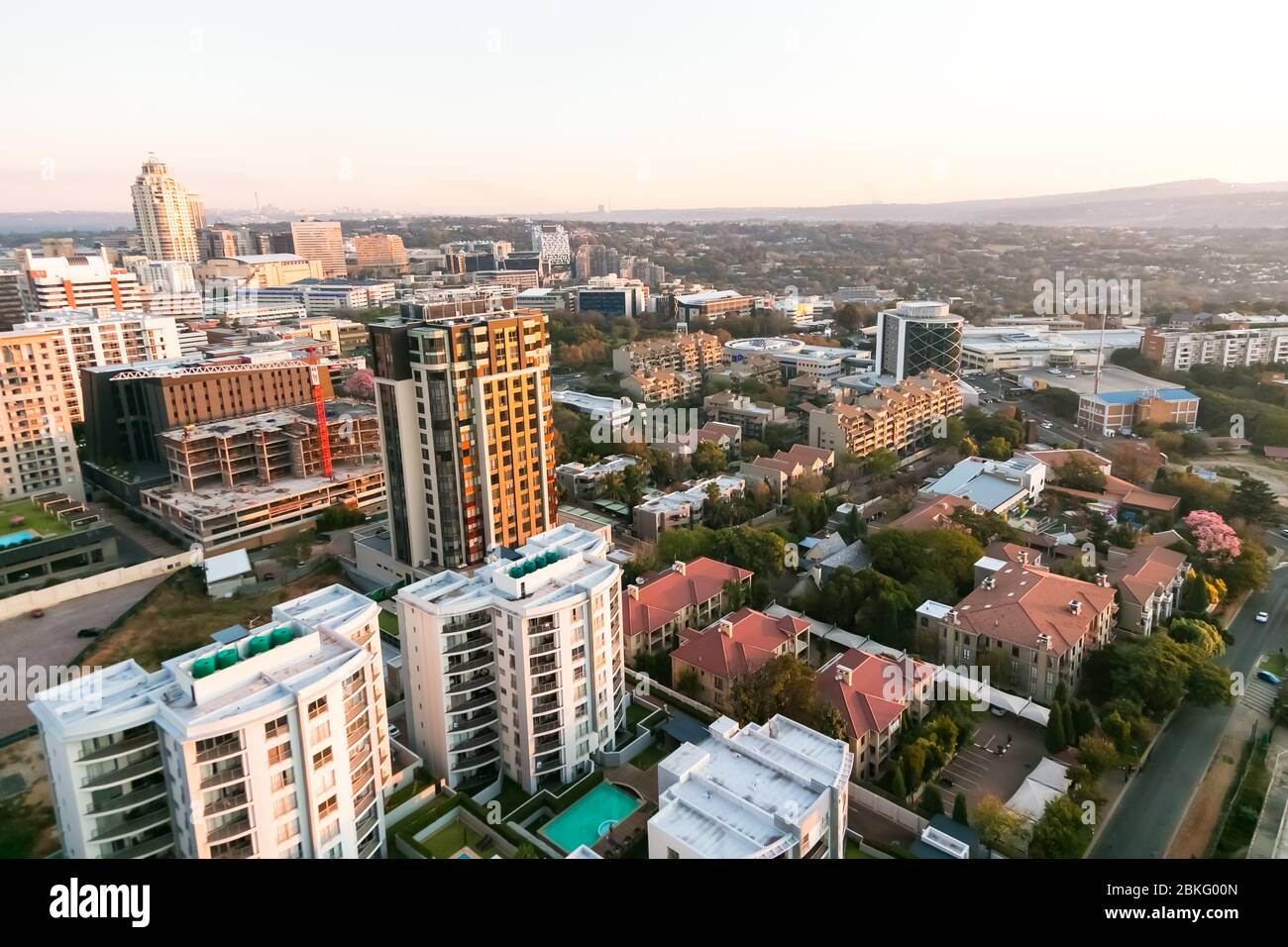 Sandton city skyline hi-res stock photography and images - Alamy
