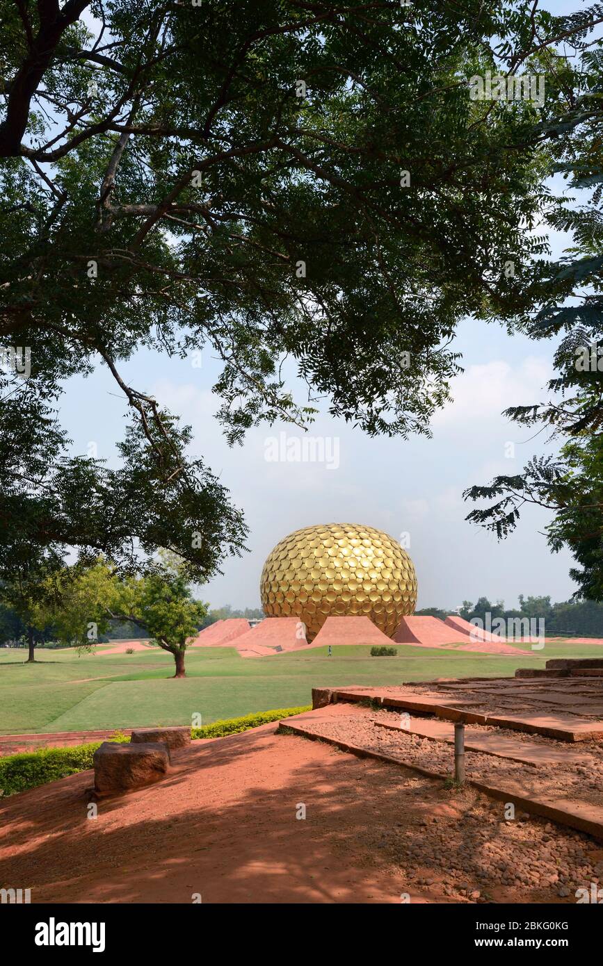 Auroville south india hi-res stock photography and images - Alamy